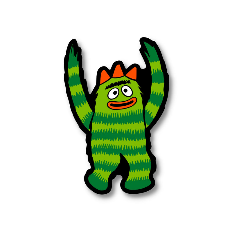 Deluxe Classic Brobee Character Decal! – Official Yo Gabba Gabba Store