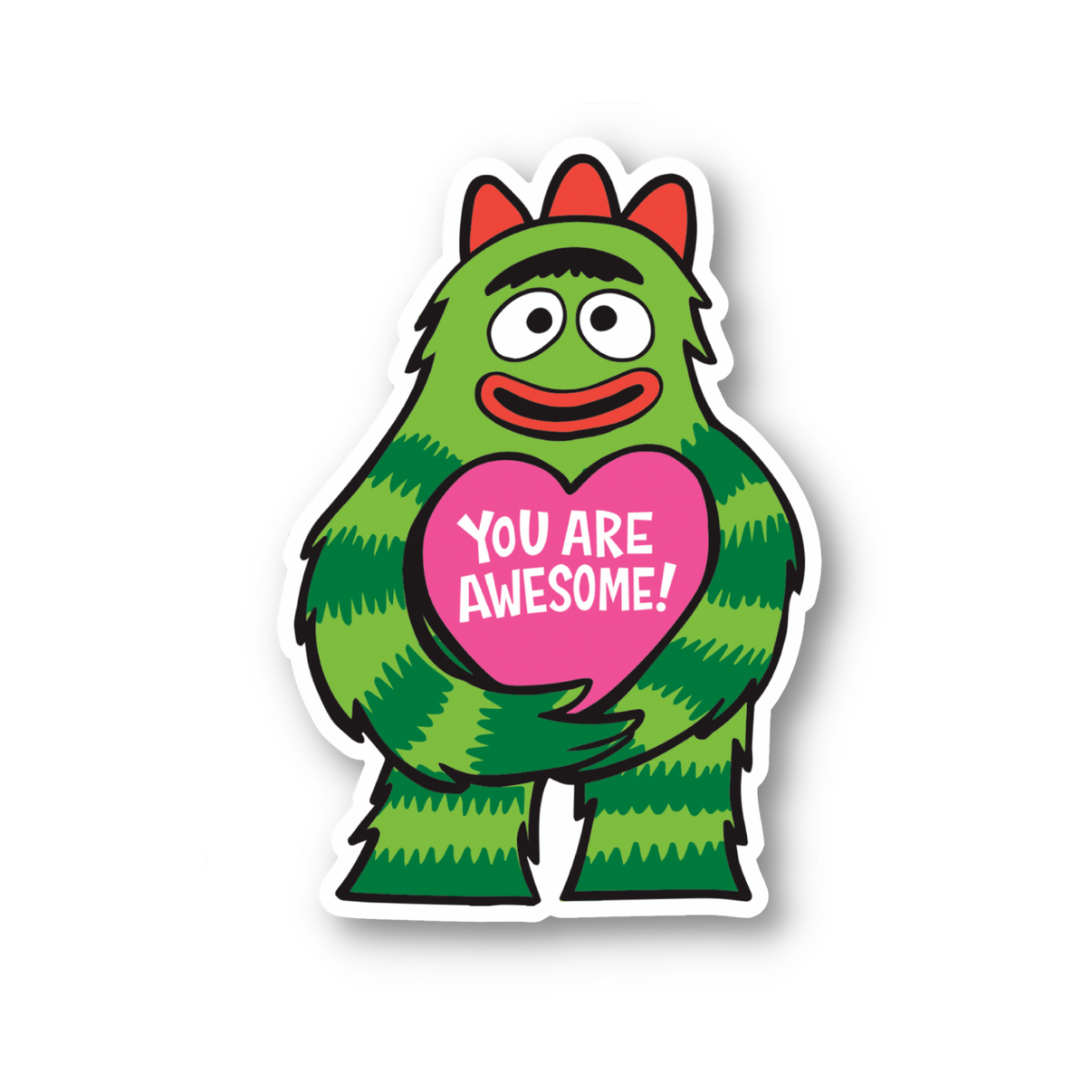 Brobee "You Are Awesome!" Deluxe Decal! – Official Yo Gabba Gabba Store